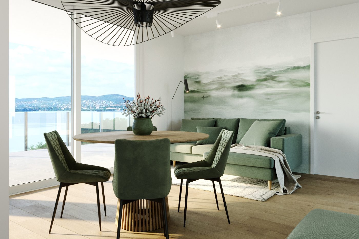 Natural minimal waterfront penthouse - Balatonlelle - PureCreativeDesigns